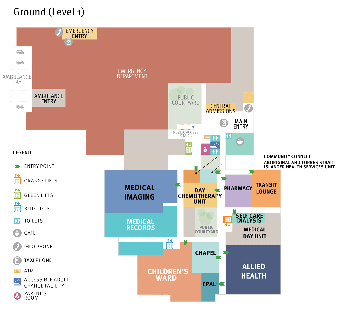 Ward locations | Caboolture Hospital